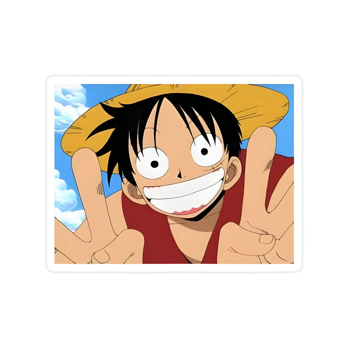 Luffy Sticker - One Piece – PrintMyPoster