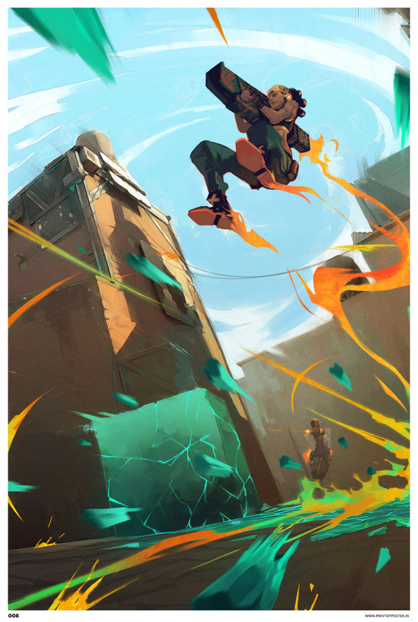 Valorant Poster - Raze V/S Sage Ultimate – PrintMyPoster